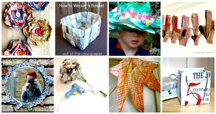 71 Unique DIY Newspaper Craft Projects - DIY Crafts