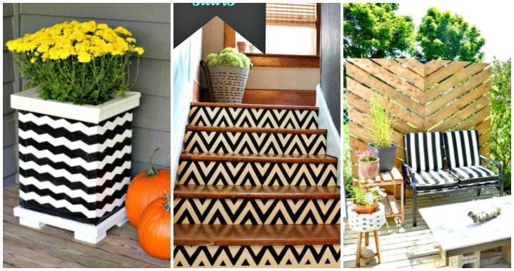 25 DIY Craft and Home Decor Ideas with Chevron Pattern - DIY Crafts