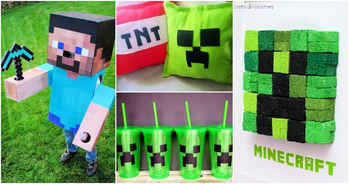 25 Minecraft Crafts for Kids (Art and Craft Ideas)