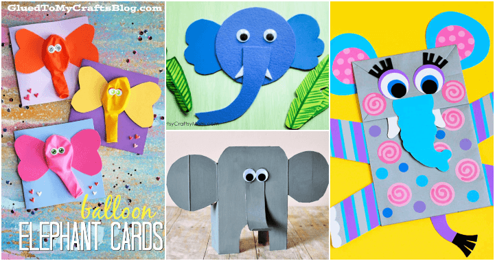 20 Elephant Crafts for Kids of All Ages To Try