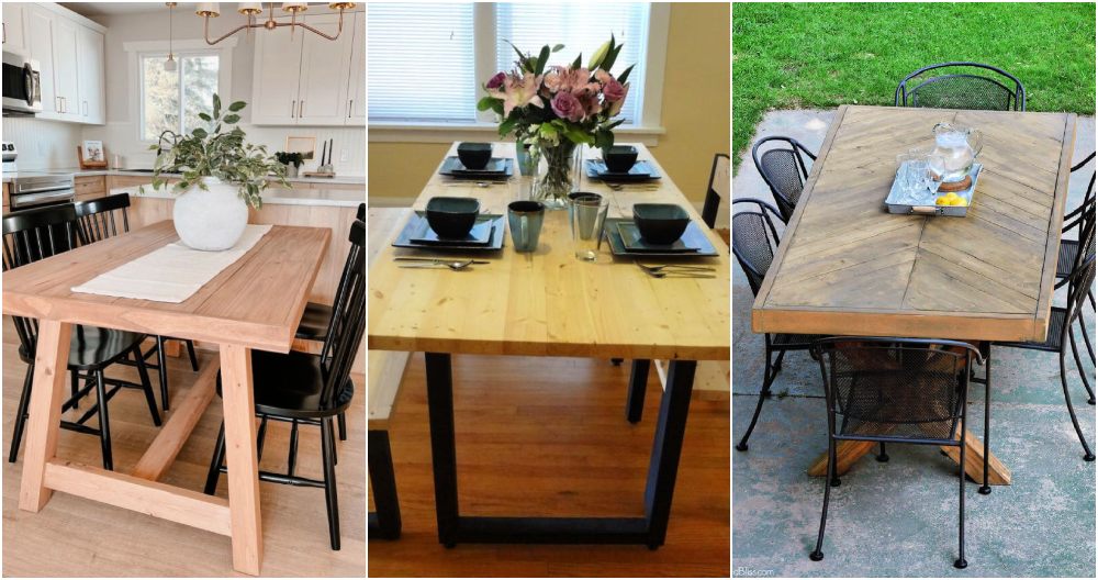 40 Free DIY Dining Table Plans You Can Build