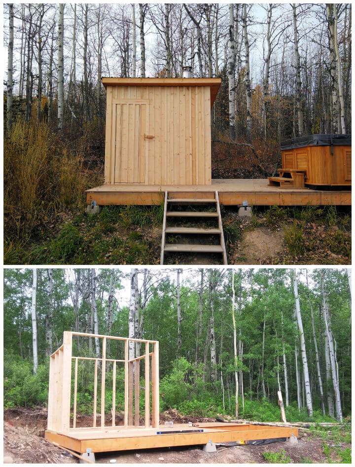 10 Homemade DIY Sauna Plans (How to Build a Sauna)