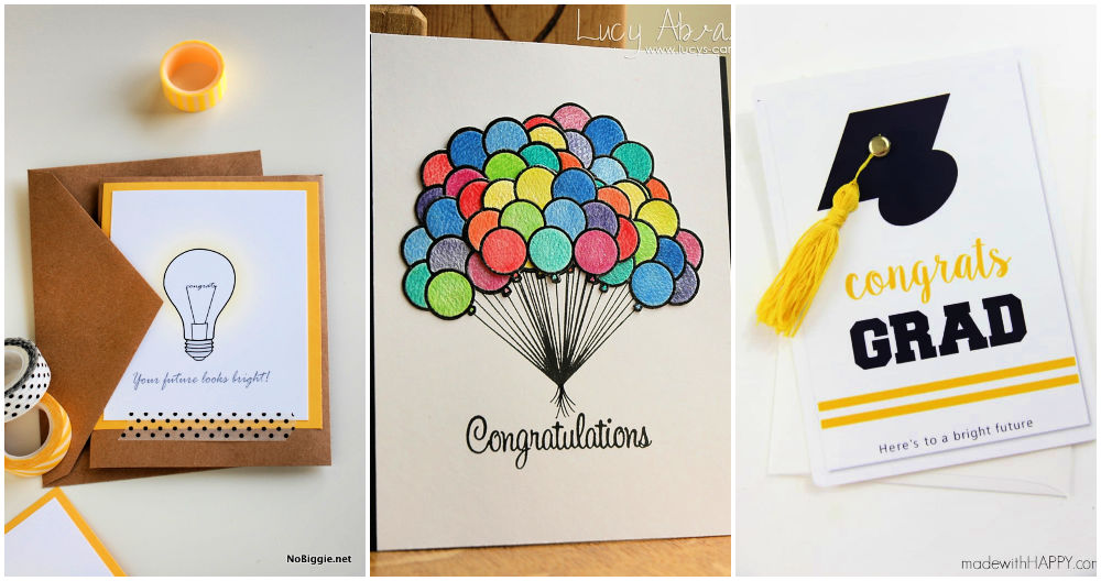 15 Handmade DIY Graduation Card Ideas (Free Templates)