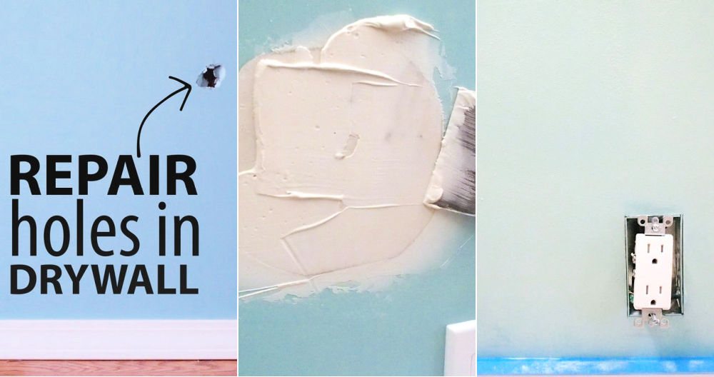 How To Repair Drywall (12 Ways to Patch a Hole in Drywall)