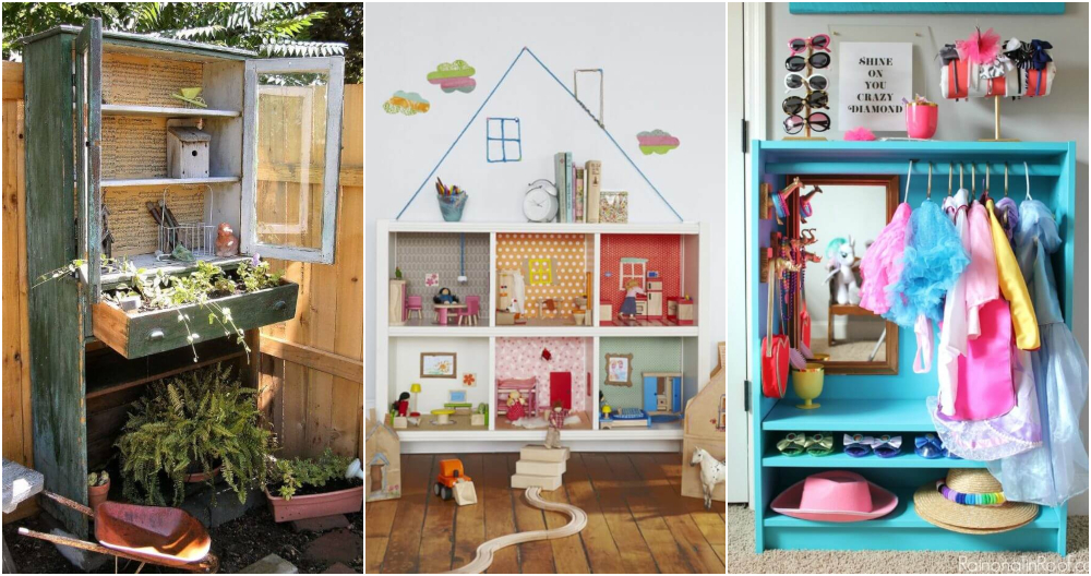 15 Repurposed Bookcases and Bookshelf Ideas