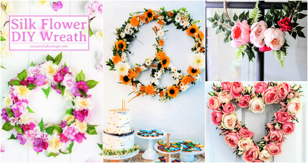 How to Make a Flower Wreath: 30 DIY Floral Wreath Ideas