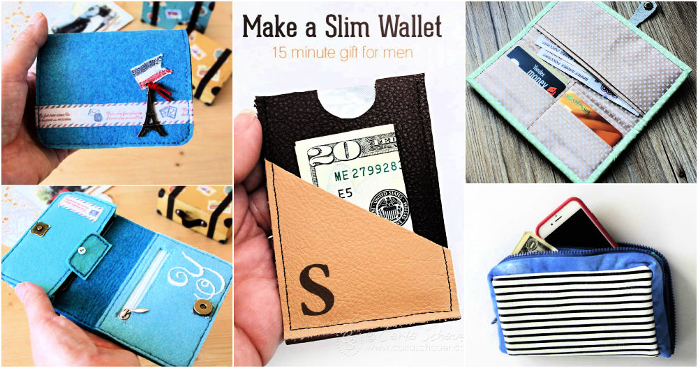 25 Homemade DIY Wallet Ideas To Make Your Own Wallets 25 Homemade DIY Wallet Ideas To Make Your Own Wallets
