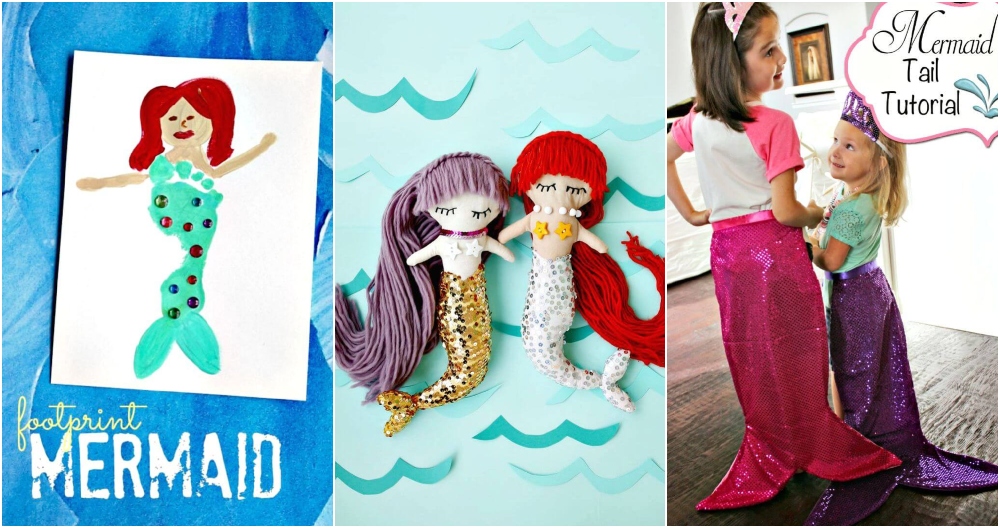 60 Easy Mermaid Crafts For Kids