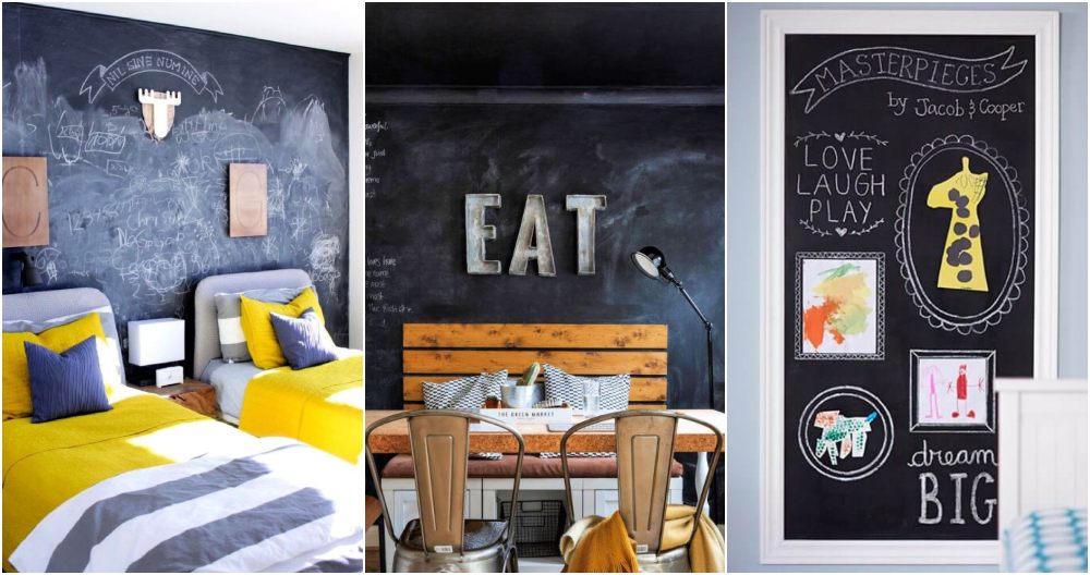 20 DIY Chalkboard Wall Ideas to Make Your Walls Fun