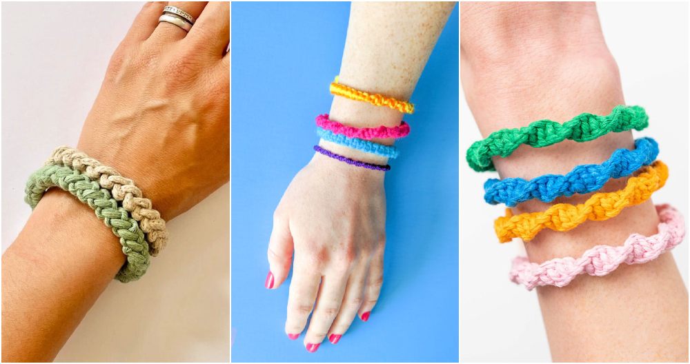 25 Free Macrame Bracelet Patterns to Make at Home