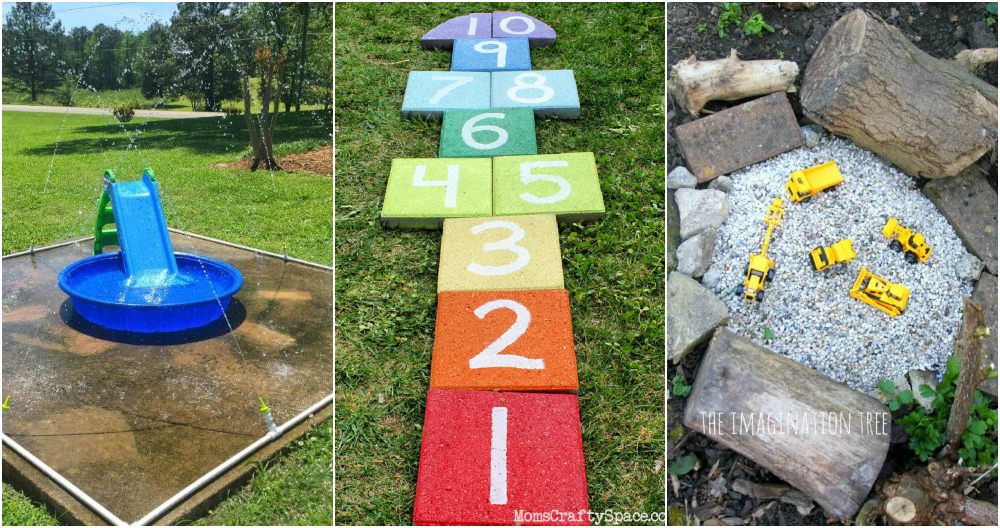 25 Homemade DIY Playground Ideas for Backyard