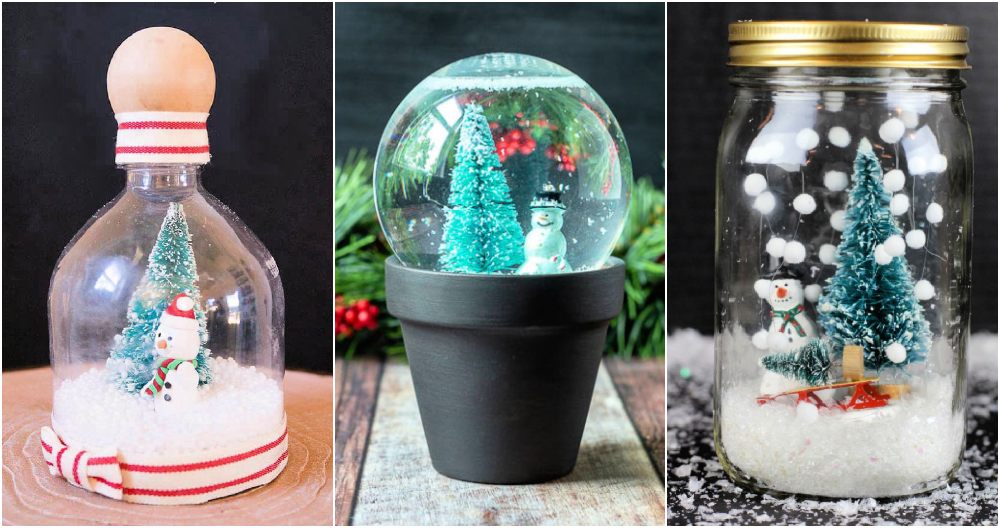 40 Homemade DIY Snow Globe Ideas to Make