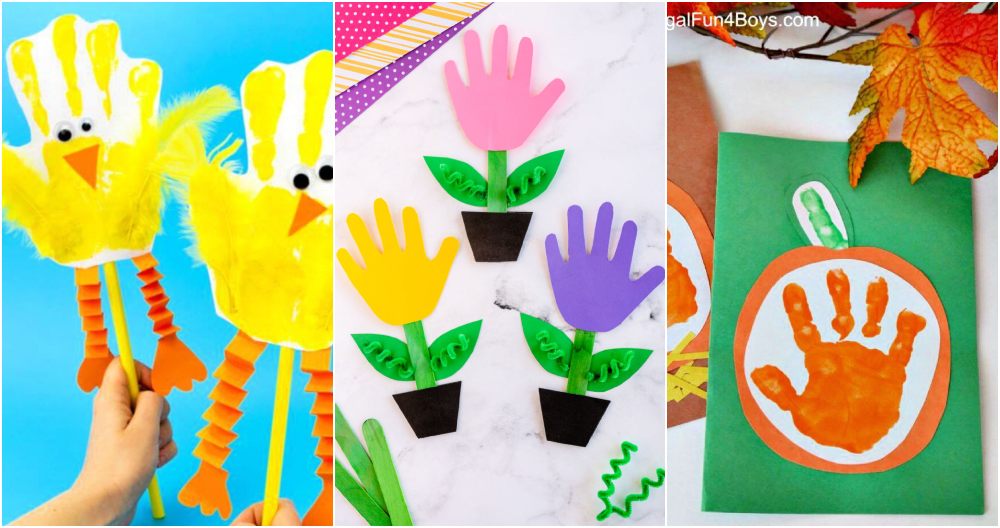 40 Handprint Crafts and Art Ideas for Kids