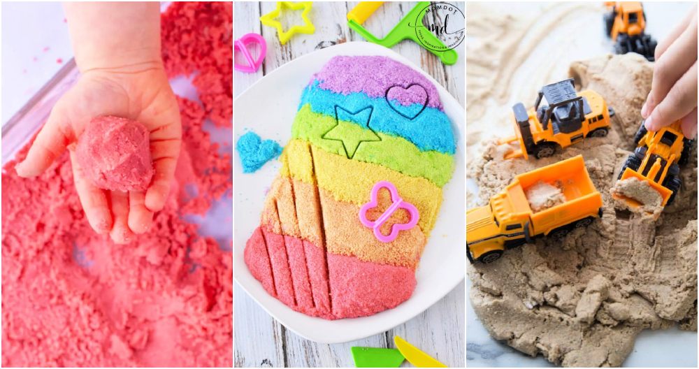 25 Homemade DIY Kinetic Sand Recipes
