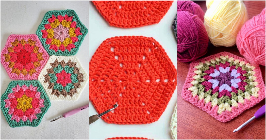 Crochet Hexagon Pattern (15 Free Patterns to Learn)