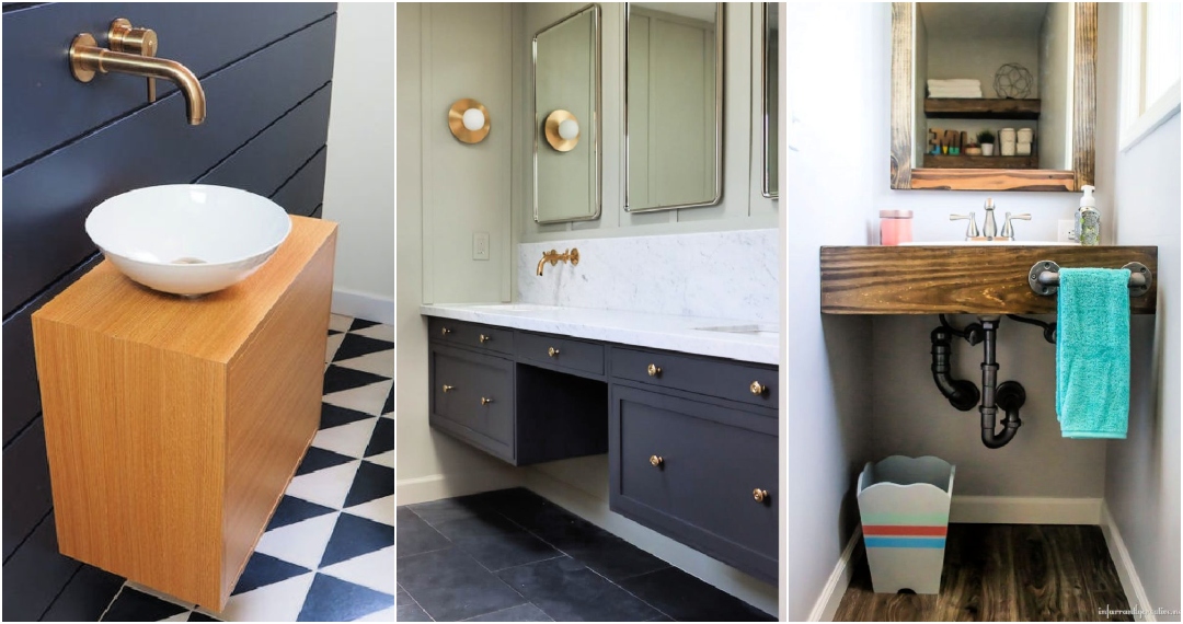20 DIY Floating Vanity Plans for Your Bathroom to Build