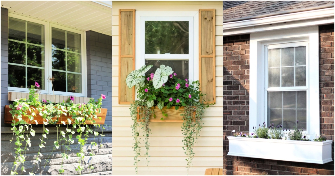 25 DIY Window Planter Box Plans (How to Build)