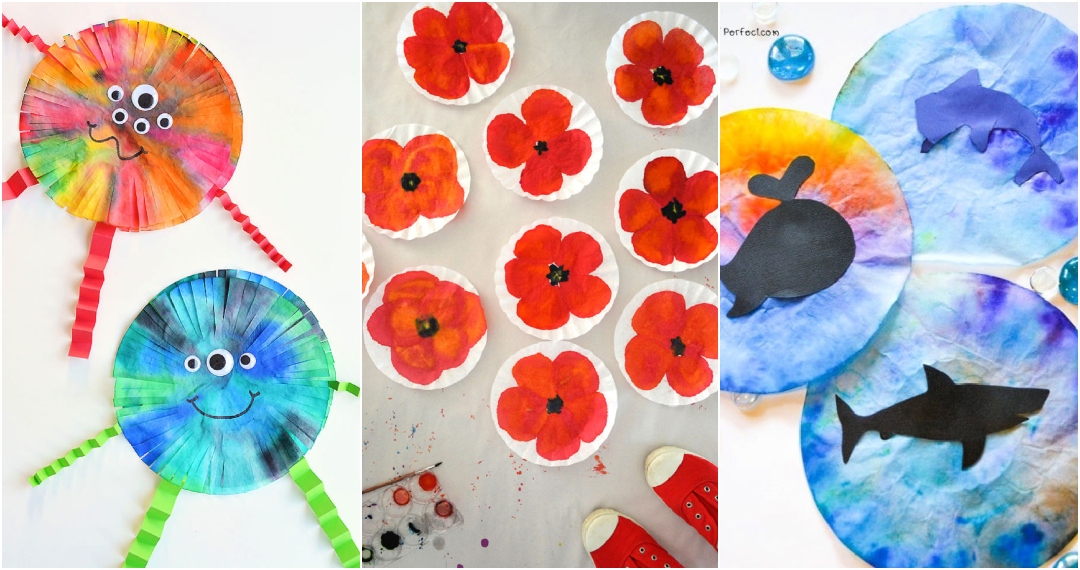 25 Easy Coffee Filter Crafts and Art Projects