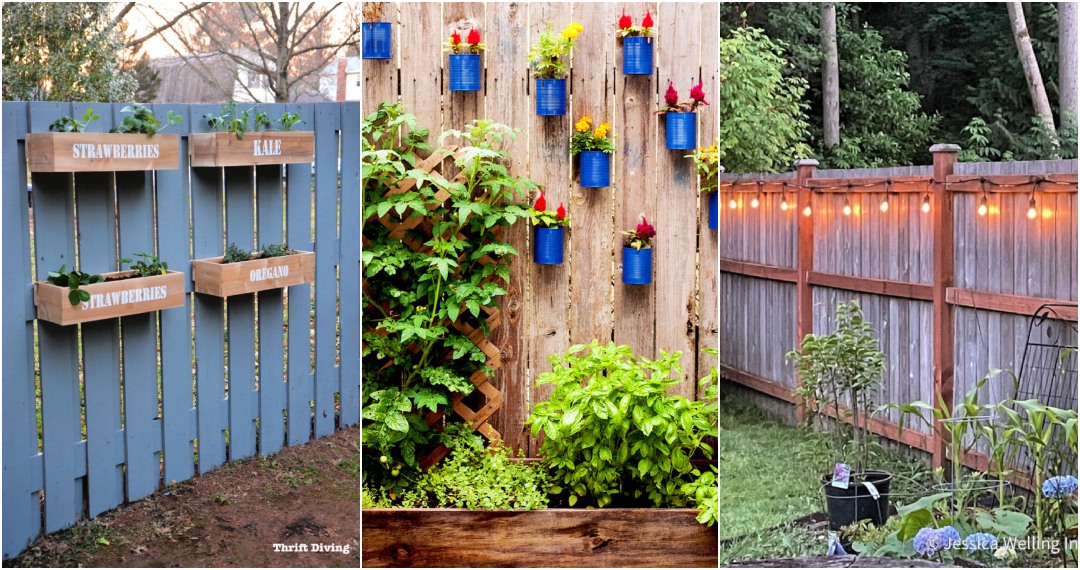 25 DIY Fence Decor Ideas (How to Decorate a Fence)