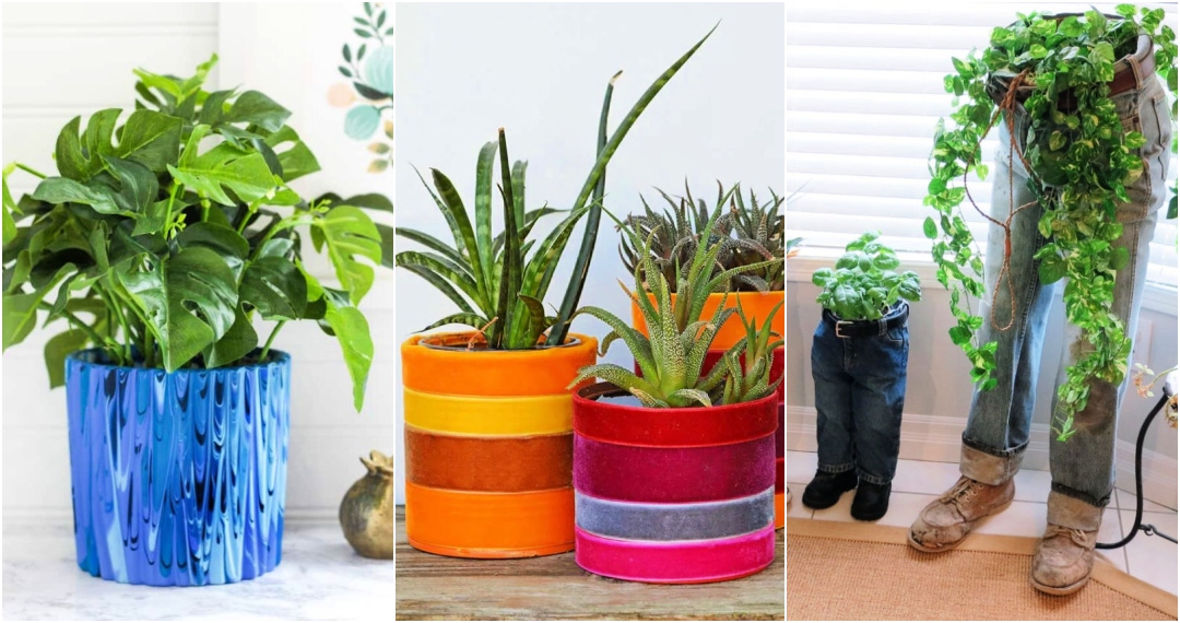 DIY Planters: 25 Homemade DIY Plant Pots to Make