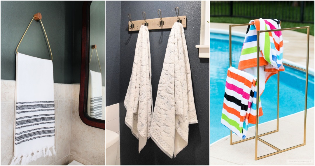 25 Unique DIY Towel Rack Ideas for Your Bathroom