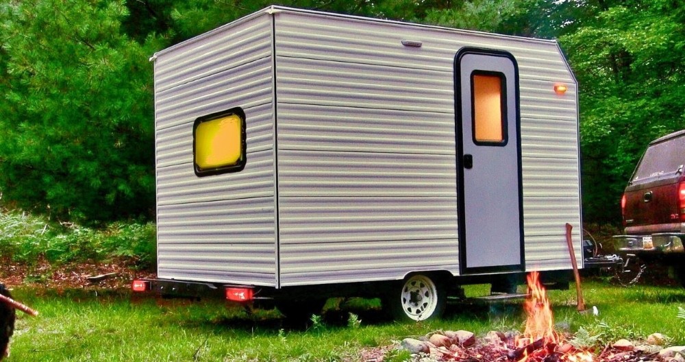 DIY Camper Trailer with Free Plans