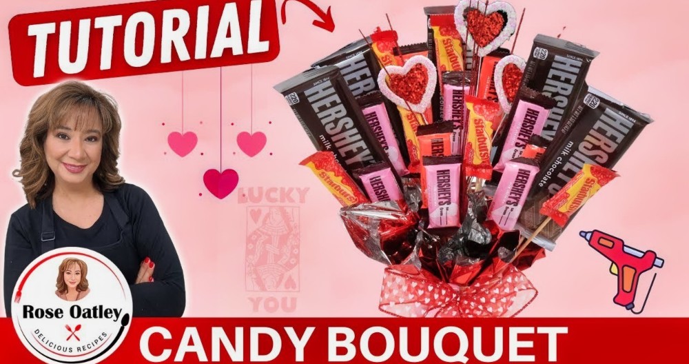 DIY Candy Bouquet: How to Make Candy Bar Bouquet