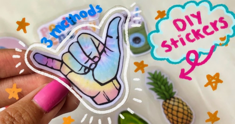 Homemade DIY Sticker Ideas: How to Make Stickers