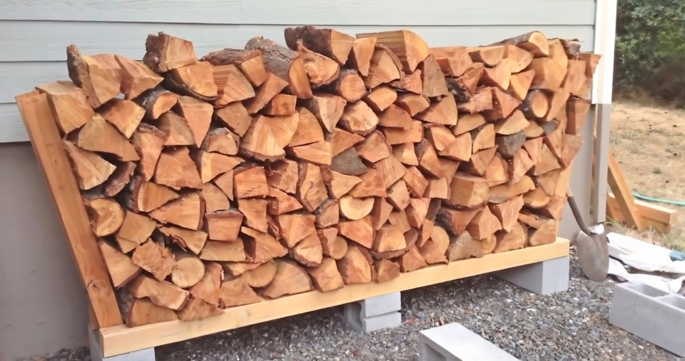 Building a DIY Firewood Rack