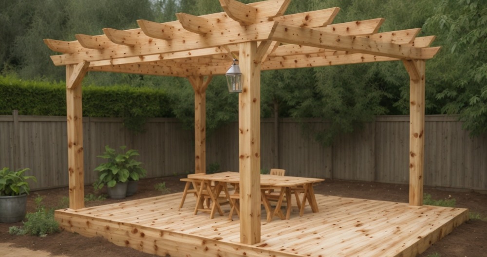 DIY Pergola - Step by Step Instructions