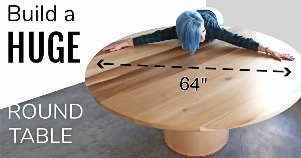 Making a DIY Round Dining Table