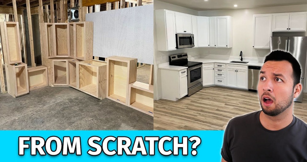 DIY Kitchen Cabinets from Scratch