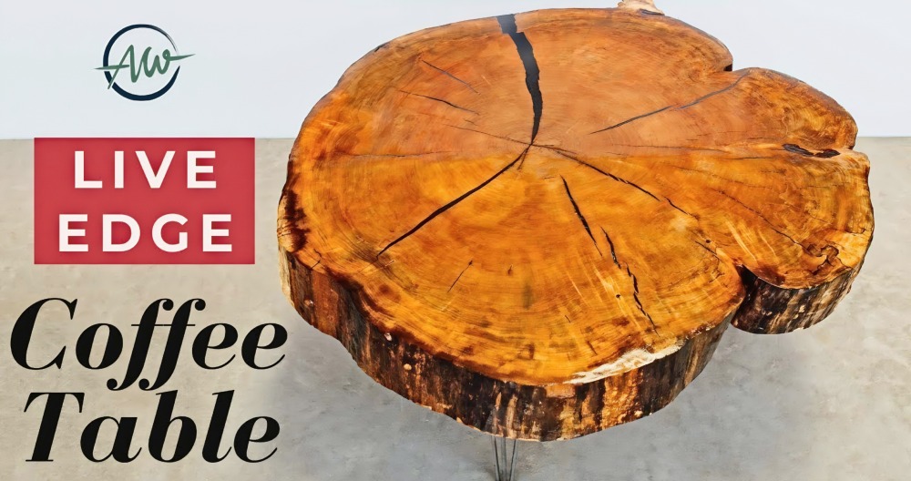 Making a DIY Live Edge Coffee Table