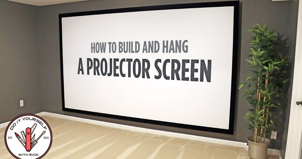 DIY Projector Screen for Your Home Theater