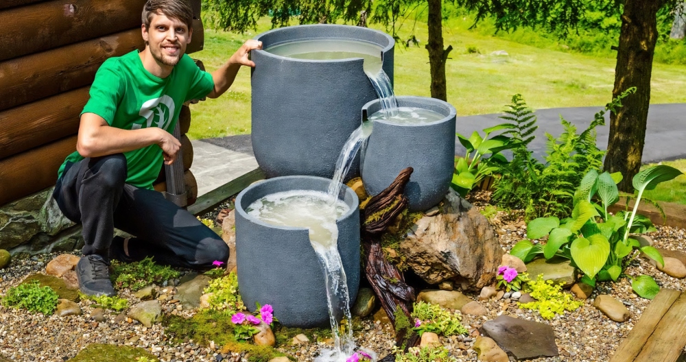 DIY Water Fountain for Your Outdoor Space