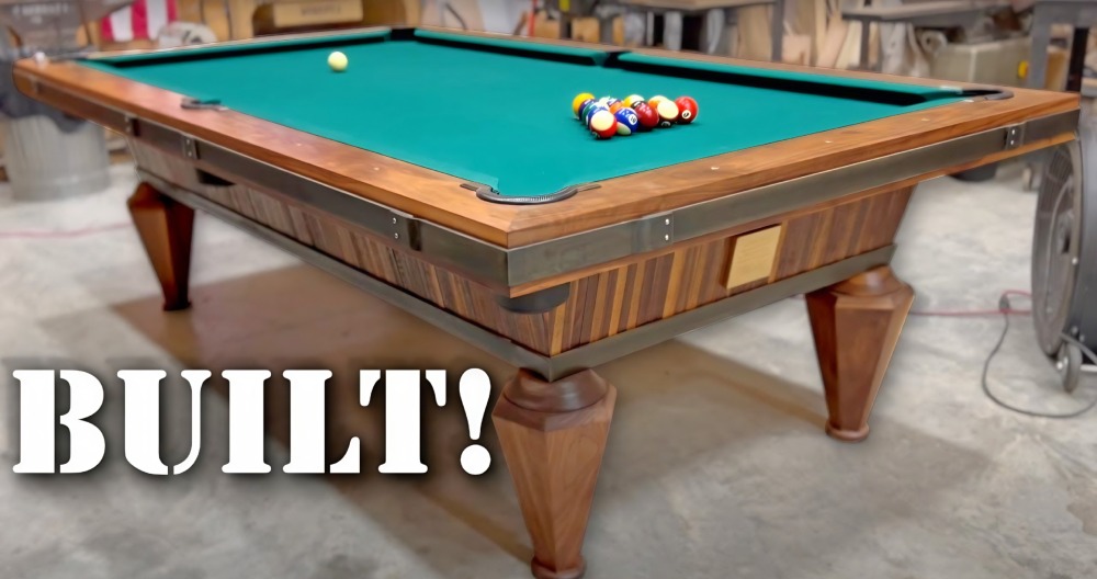 How to Build a Pool Table - Step by Step Instructions