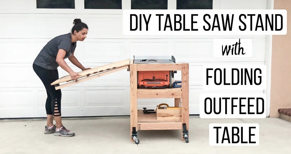 DIY Table Saw Stand for Your Workshop