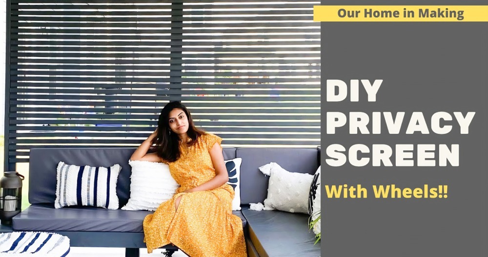 How to Make a DIY Outdoor Privacy Screen