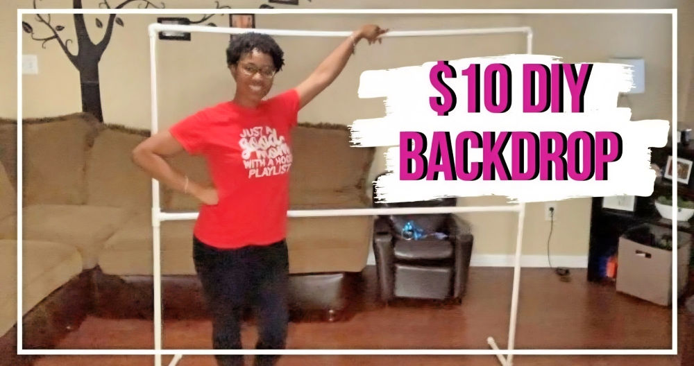 DIY Backdrop Stand for Photography