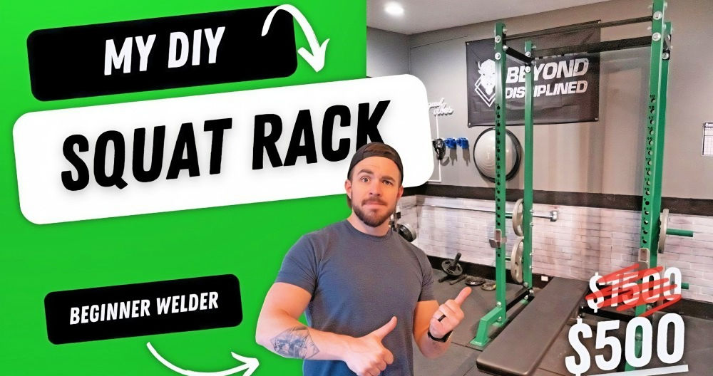DIY Squat Rack to Save Money and Get Fit