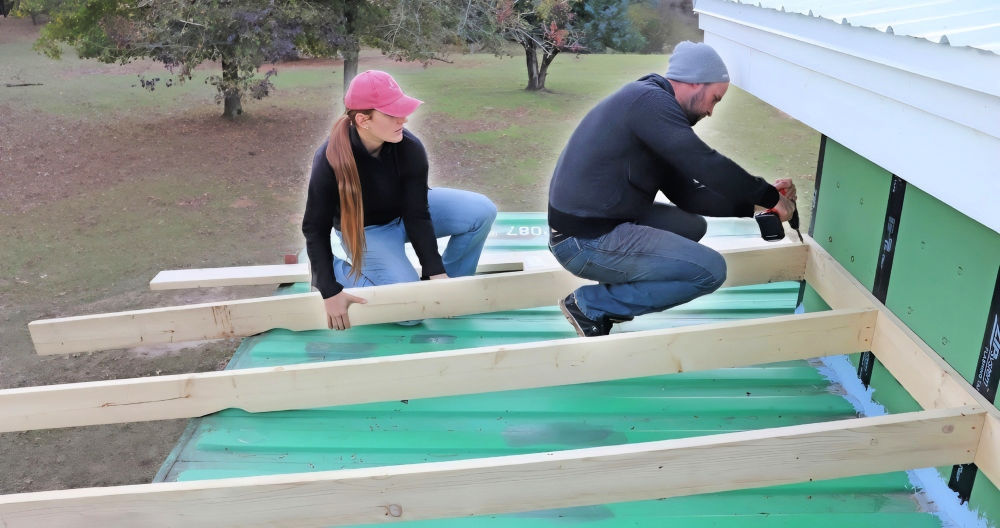DIY Shipping Container Roof Tutorial (For Beginners)
