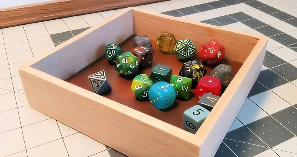 DIY Dice Tray To Enhance Your Game Nights