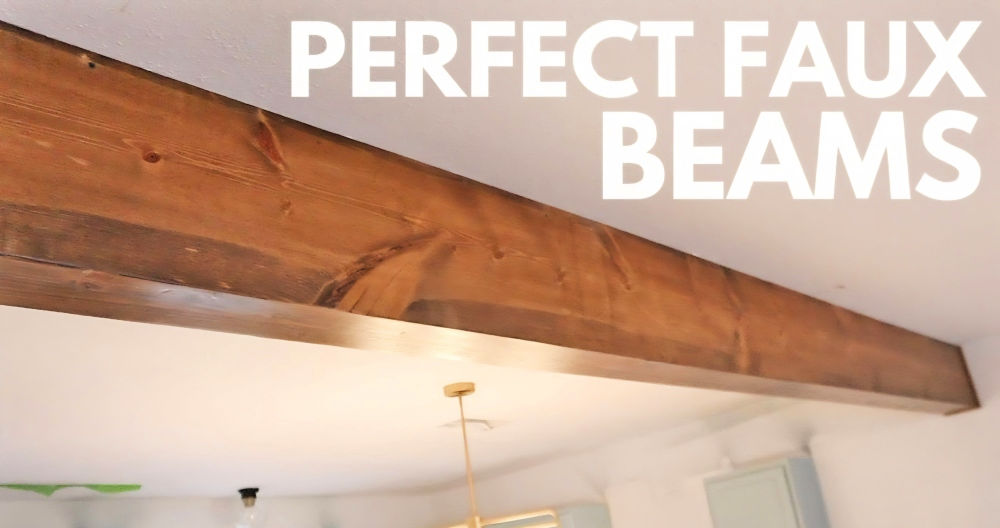 DIY Faux Beams for Beginners