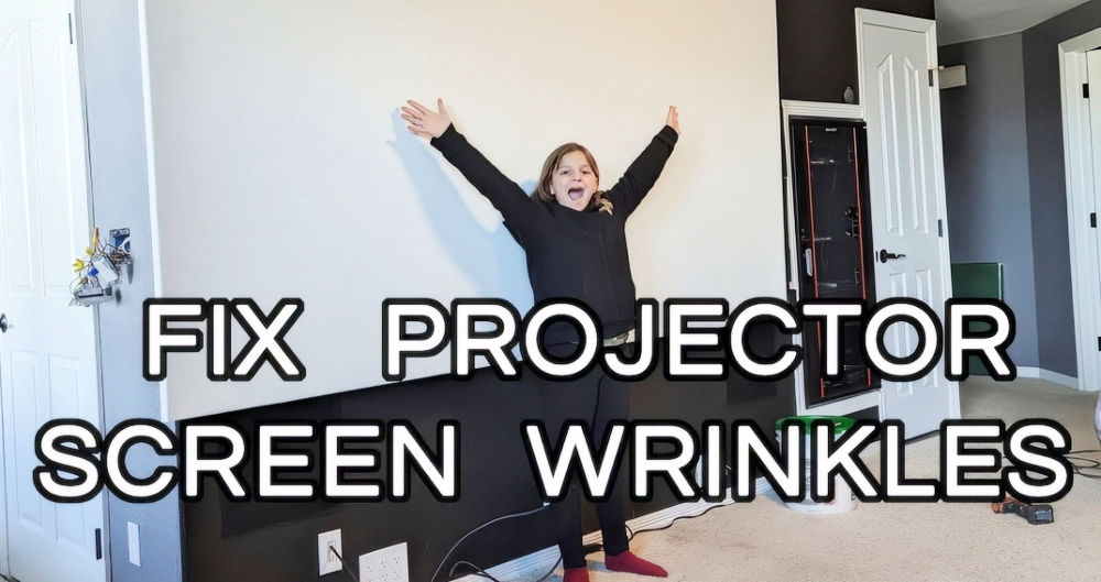 How to Fix Projector Screen Wrinkles for A Flawless View