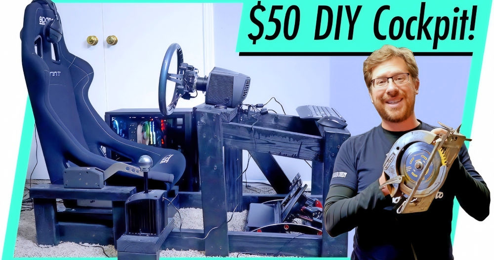 DIY Sim Racing Cockpit on A Budget