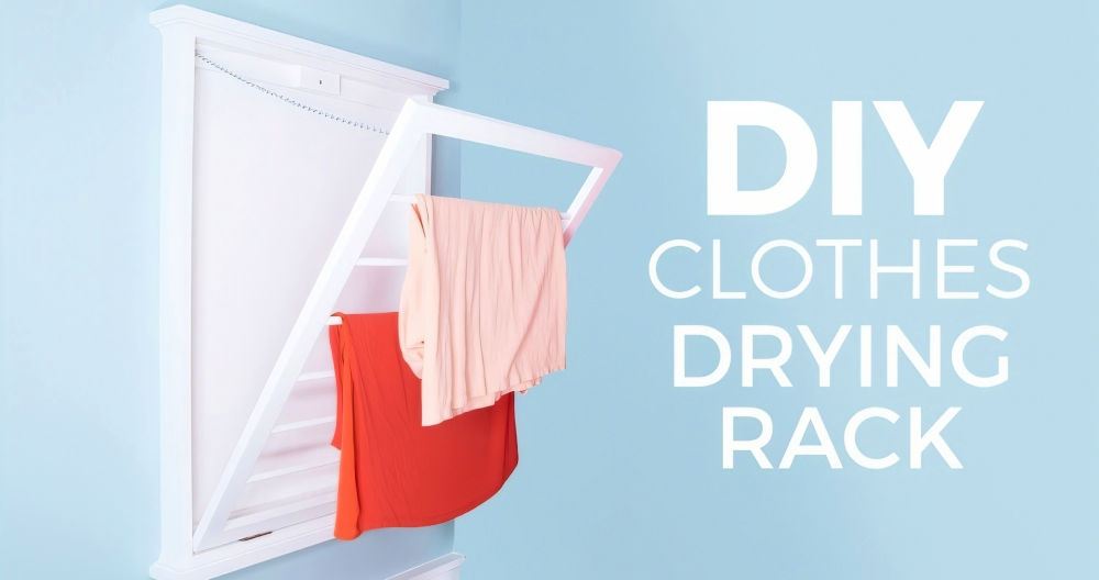 Custom DIY Drying Rack with Easy Instructions