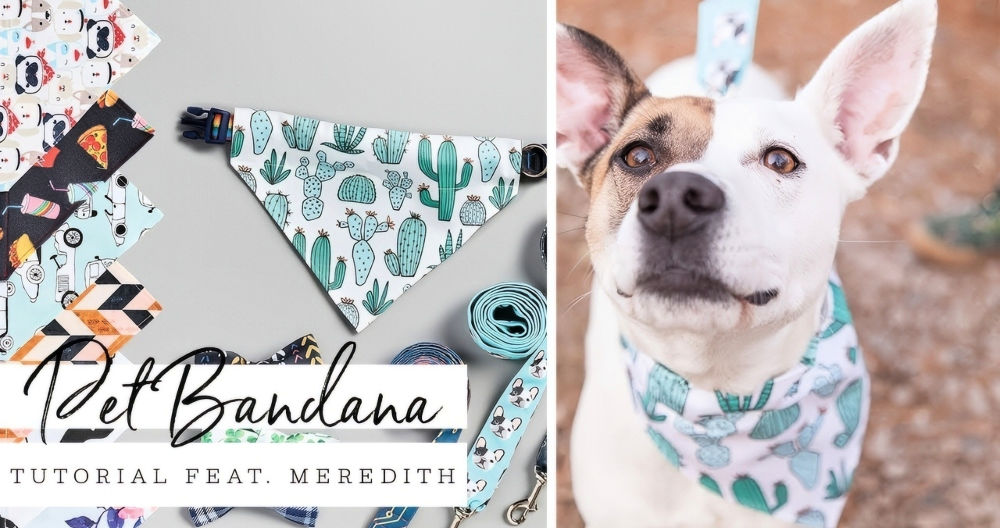 Free DIY Dog Bandana Sewing Pattern