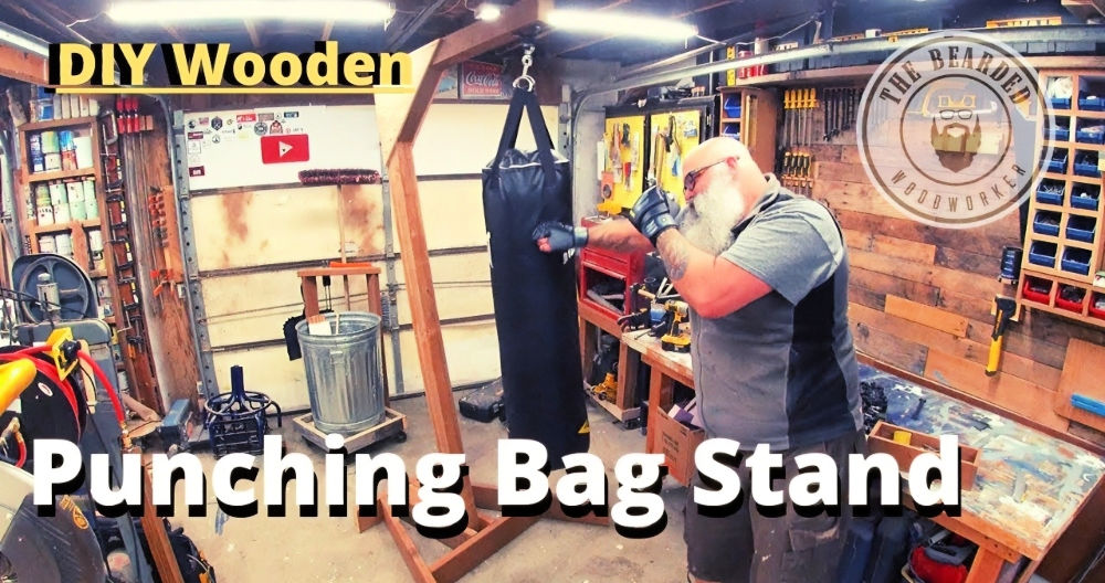 DIY Punching Bag Stand Tutorial