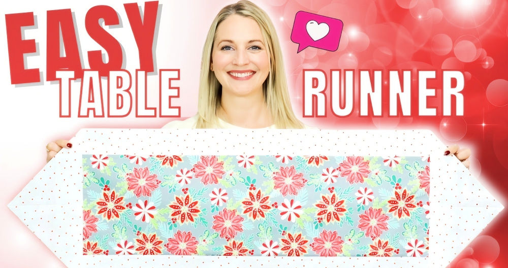 DIY Table Runner - Step by Step Instructions