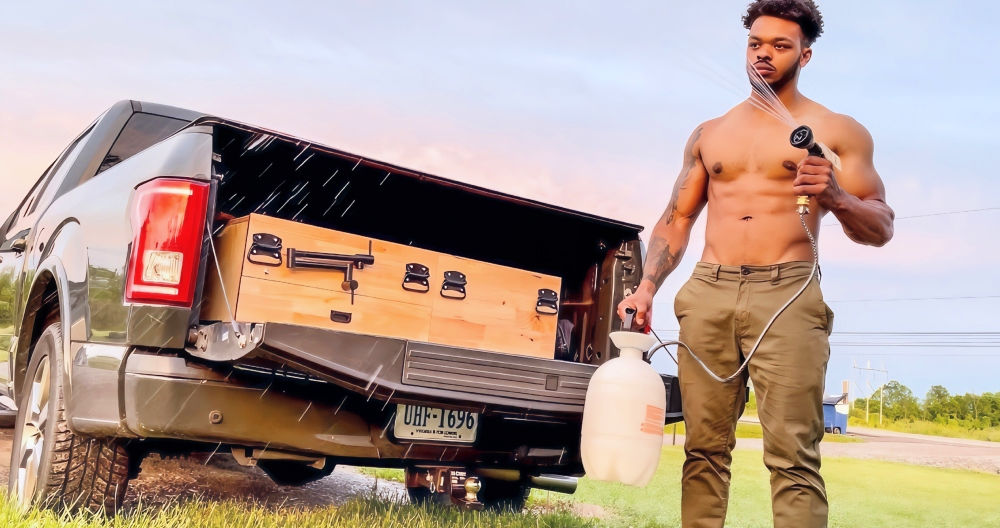 Make Your Own DIY Camp Shower